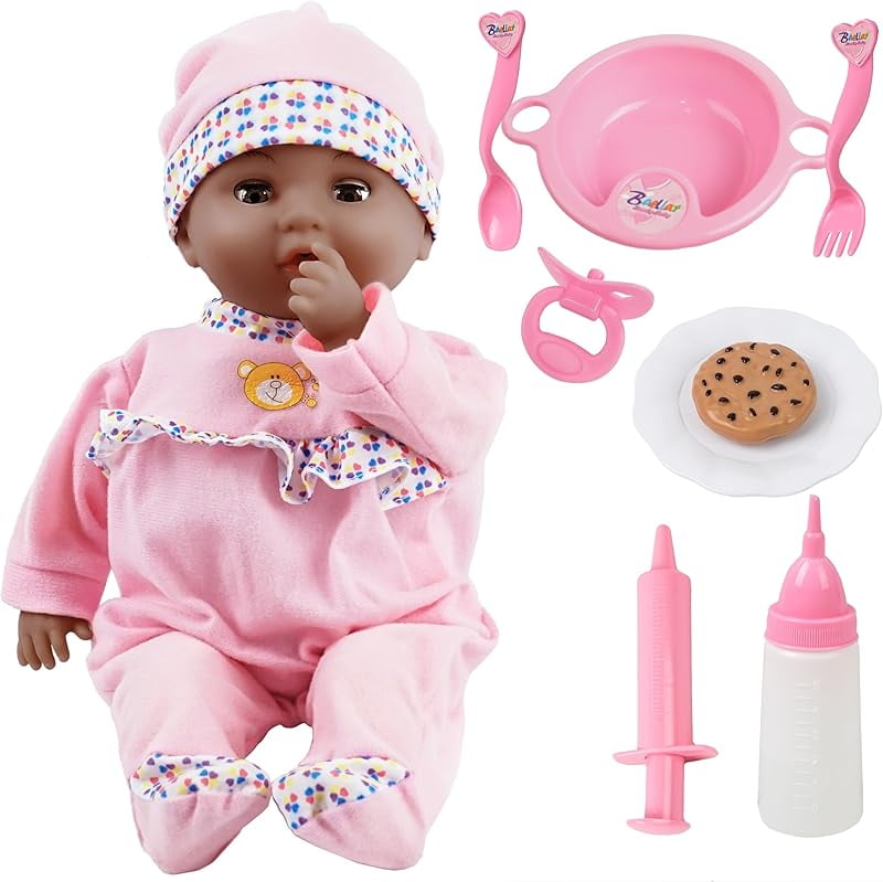 Interactive Baby Doll - 16 Inch Crying Talking Feeding Dolls with ...