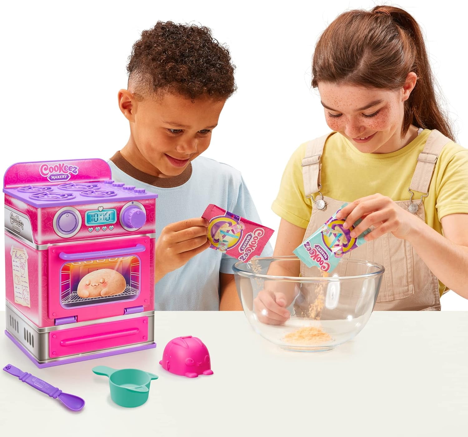 Interactive Bake & Oven Playset with Mystery Scented Plush, Mixing ...