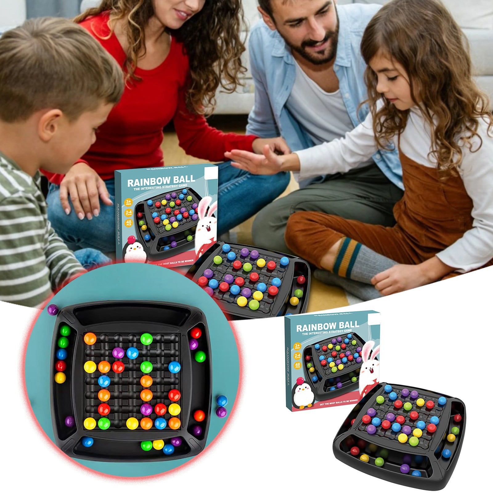 Interactive Board Game for Family Bonding Joyful & Desktop Toy ...
