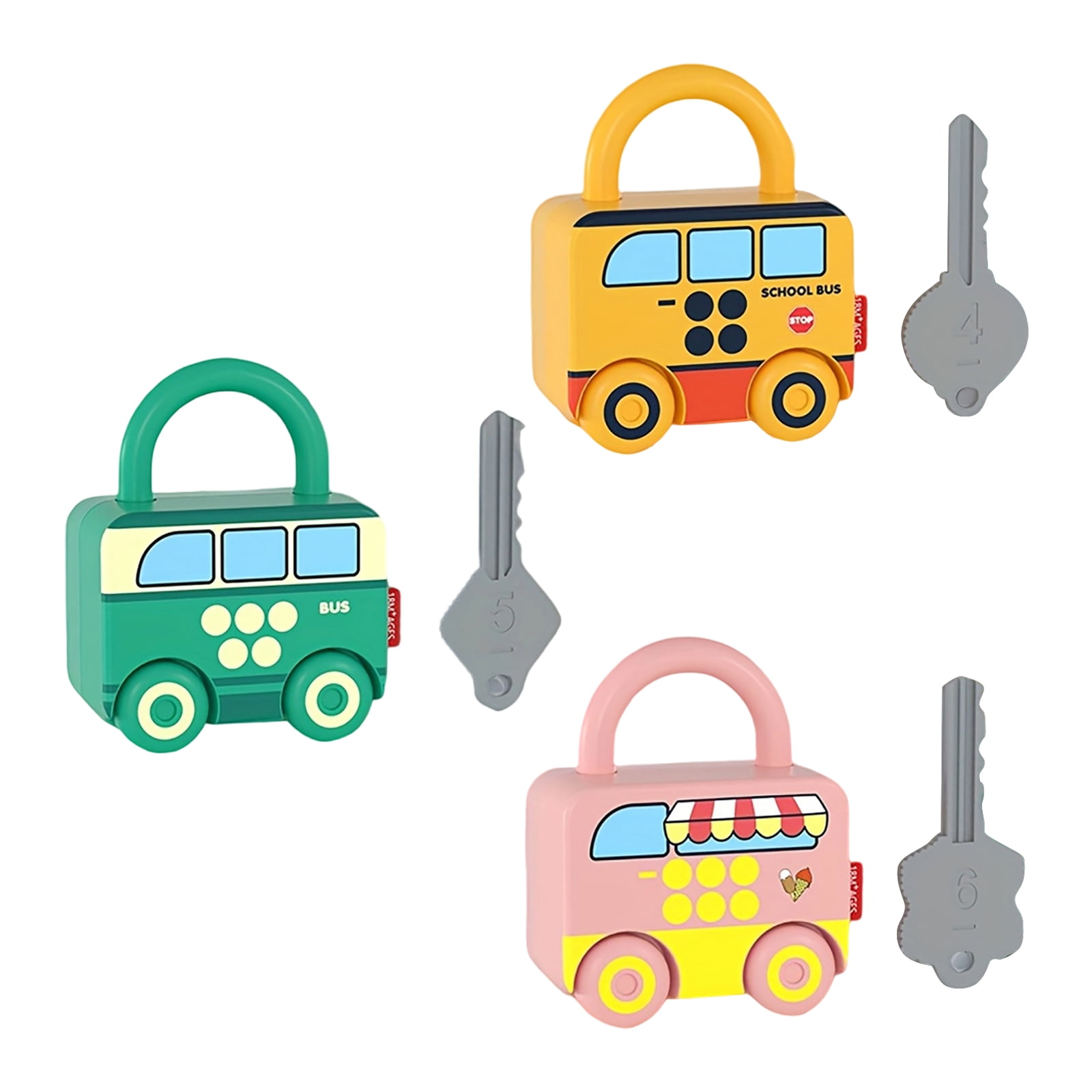 Interactive Car Activity Board with Multiple Locking Mechanisms, Fine ...