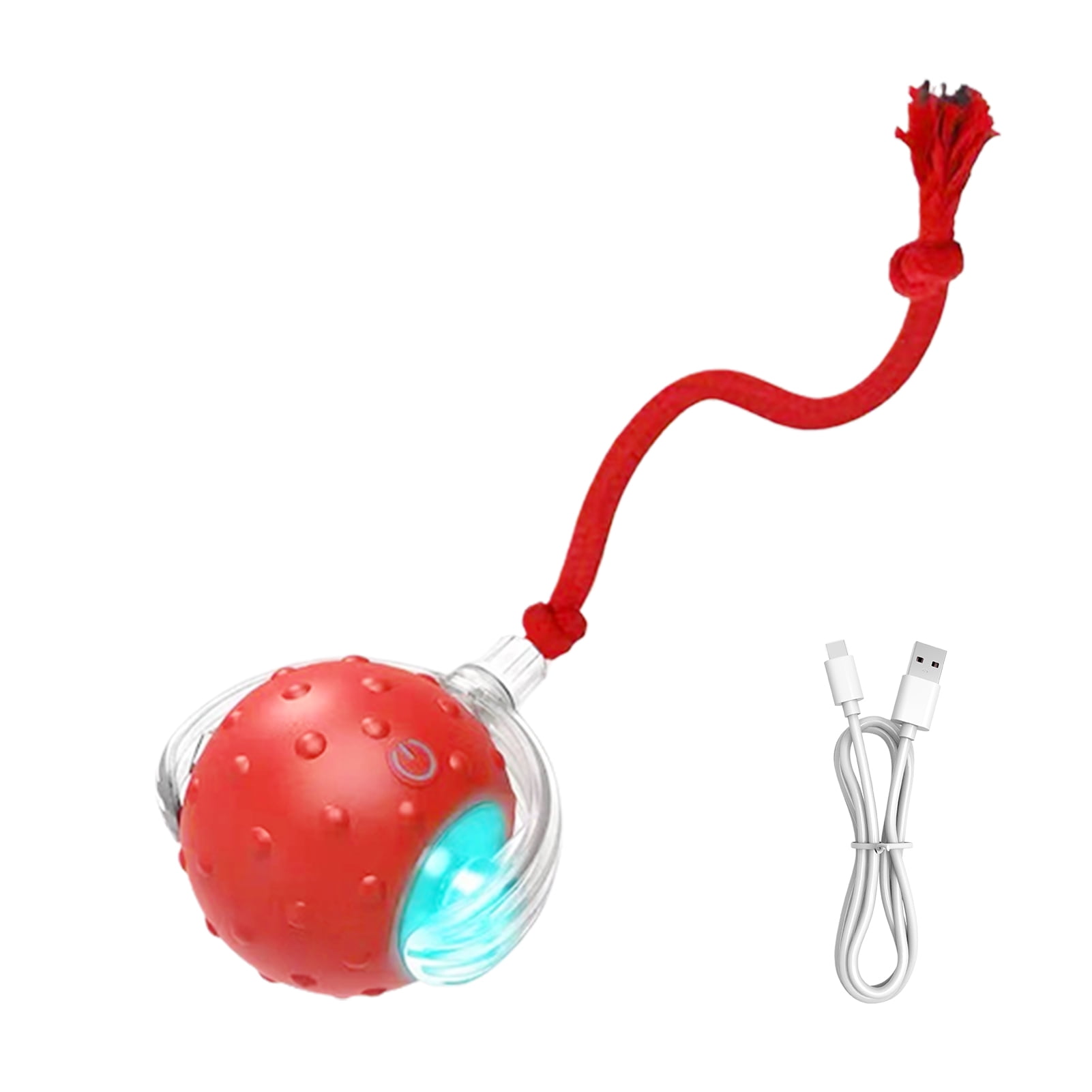 Interactive Cat Ball,Chirping Lighted Cat Ball Dog Toy,Agile Moving Cat ...