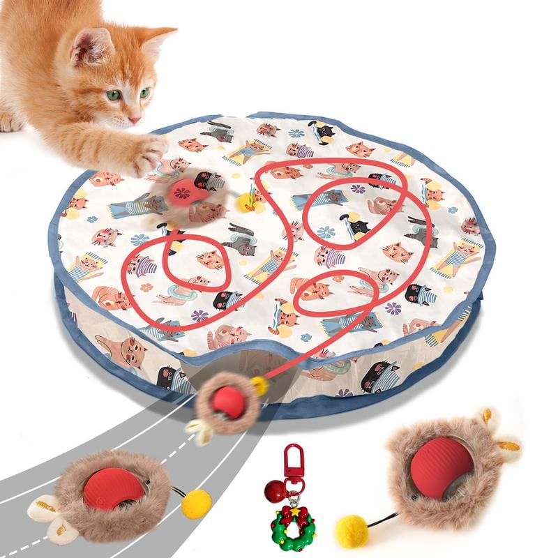 Interactive Cat Ball – Fast Rolling Electric Pet Toy with Motion ...