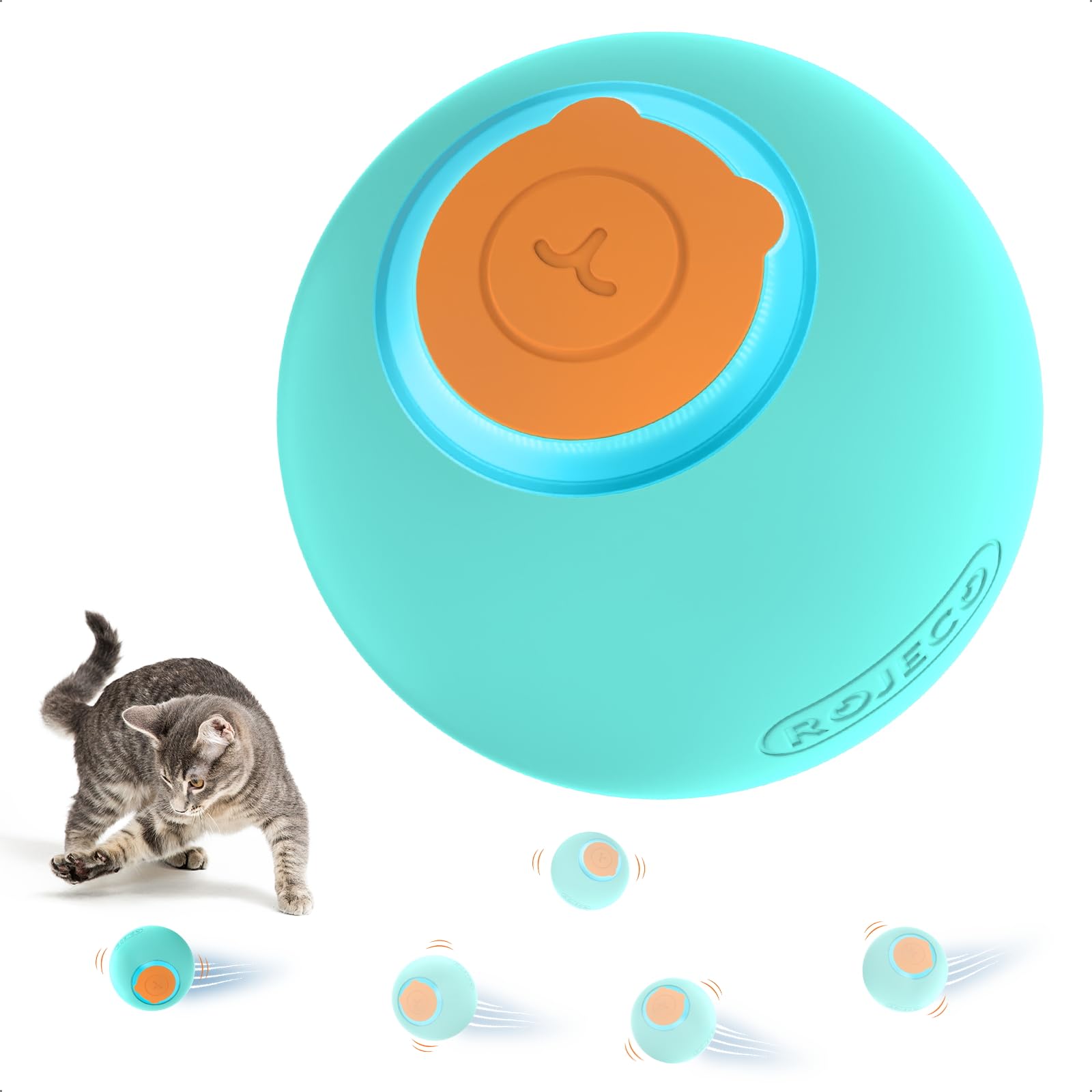 Interactive Cat Ball Toy With 3 Modes, Upgraded Automatic Rolling ...