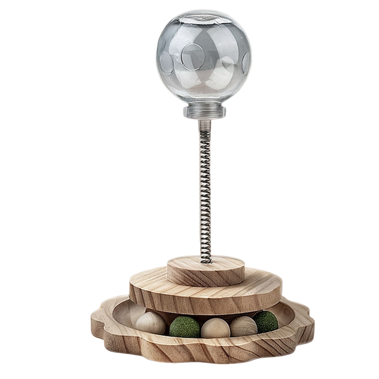 Interactive Cat Ball Toy with Treat Dispenser - Automatic Slow Feeder ...