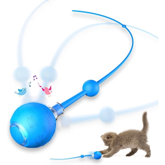 Interactive Cat & Dog Toys for Indoor Pets, Automatic Electric Self ...