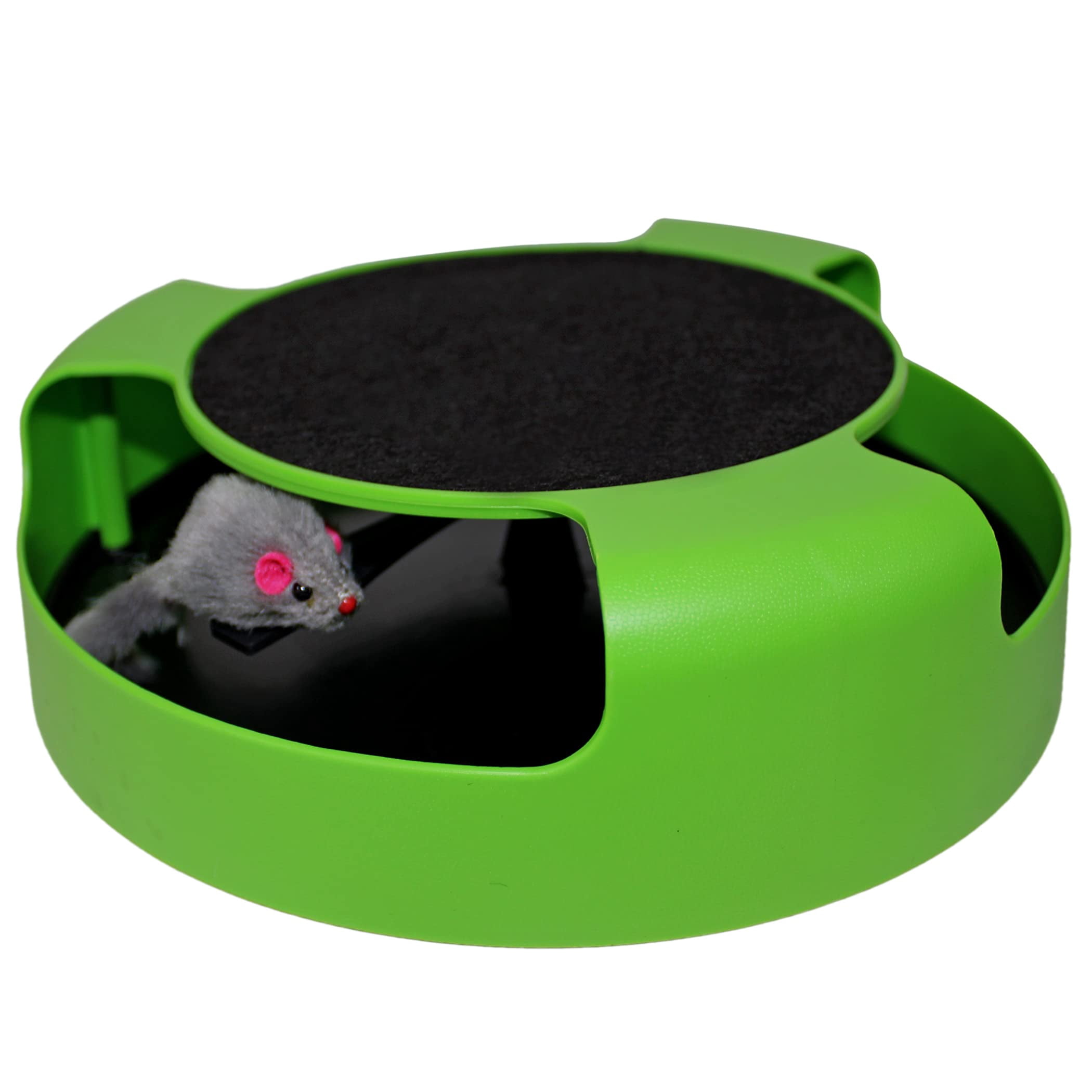 Interactive Cat Scratcher Toy With Spinning Mouse Toy For Cats, Toy ...