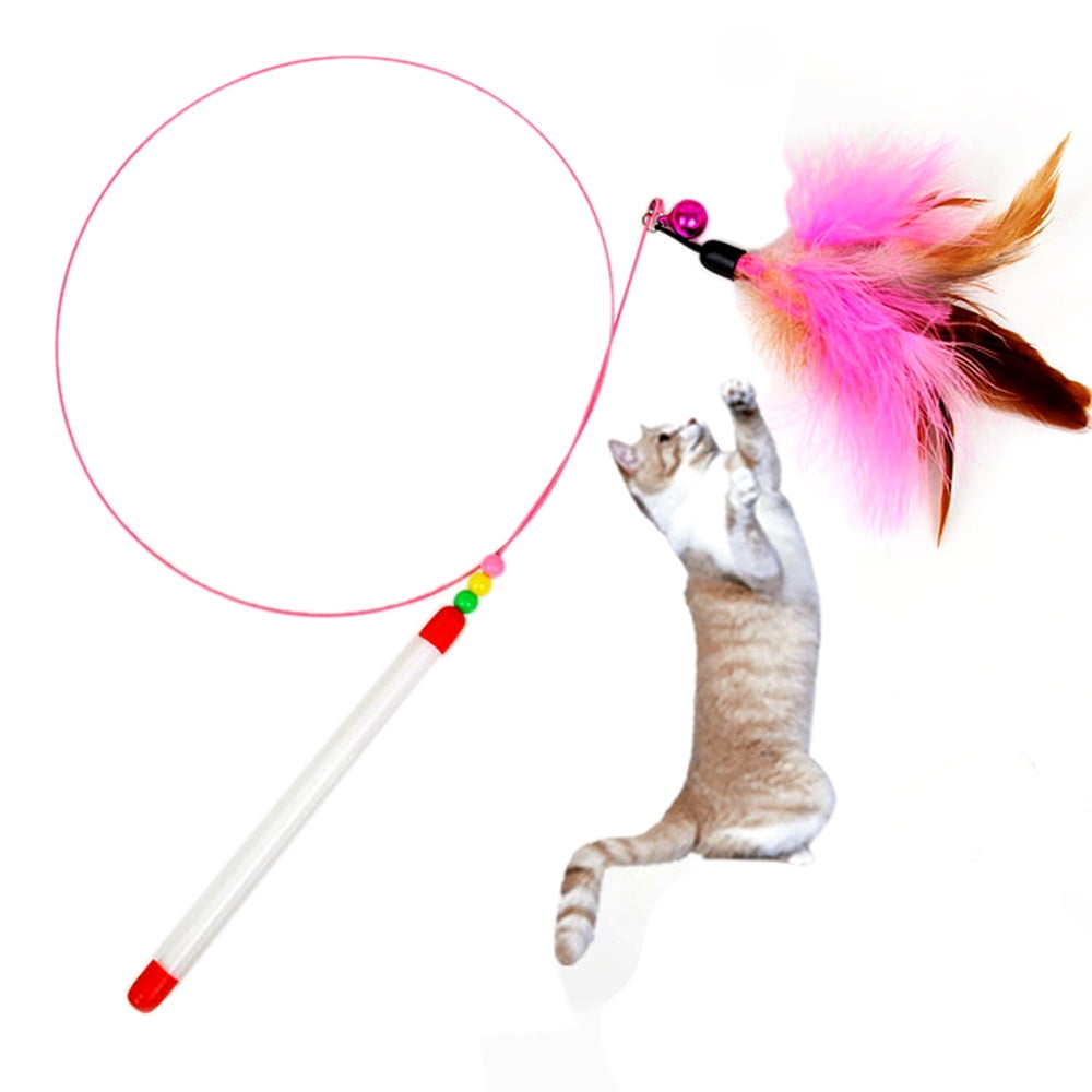 Interactive Cat Teaser Rod Toy for Playful Exercise and Activity ...