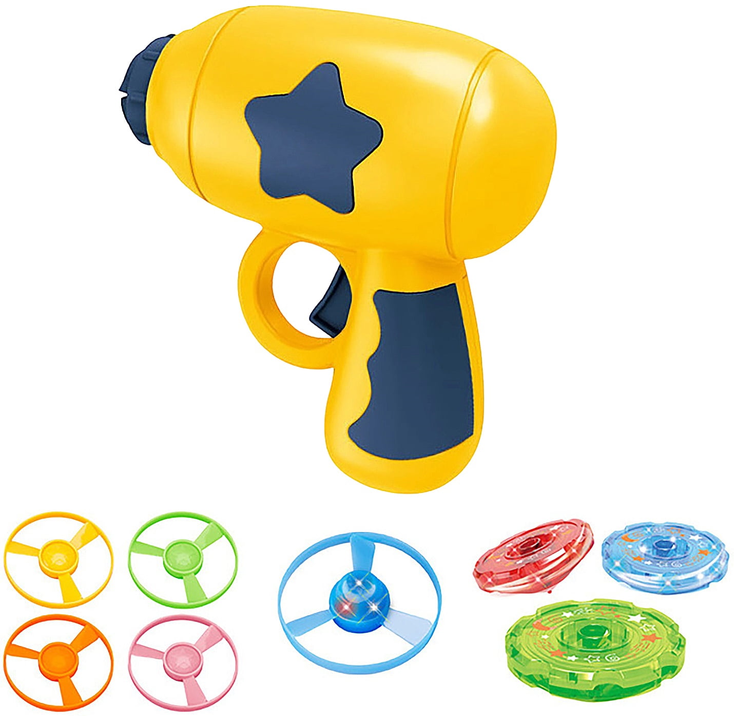 Interactive Cat Toy and Dog Toys Flying Disc Launcher, Glowing LED ...