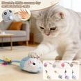 Interactive Cat Toy Electric Plush Mouse with Realistic Movement Self ...