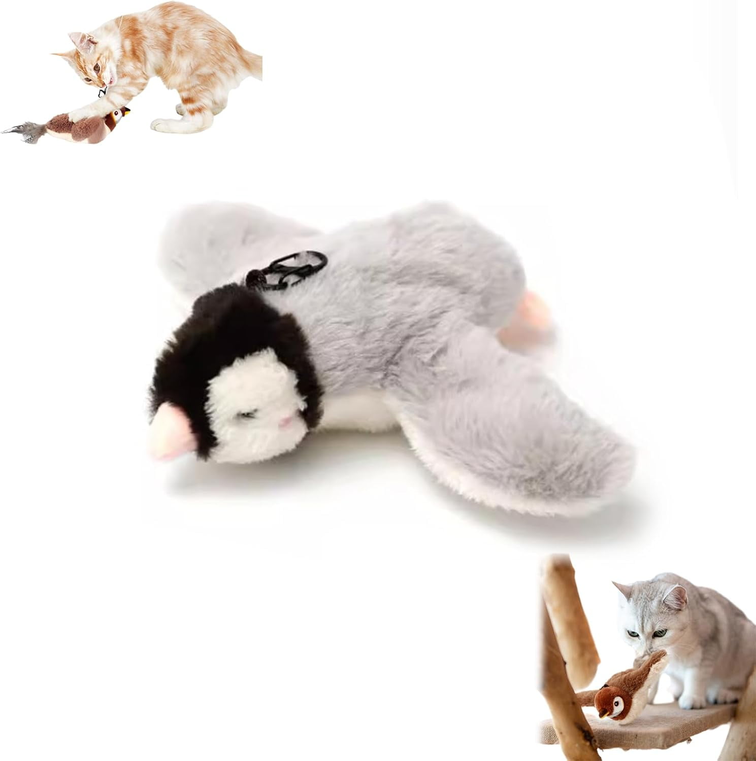 Interactive Cat Toy, Flappy Chase Cat Toy, Flappy Bird Cat Toy Flying ...