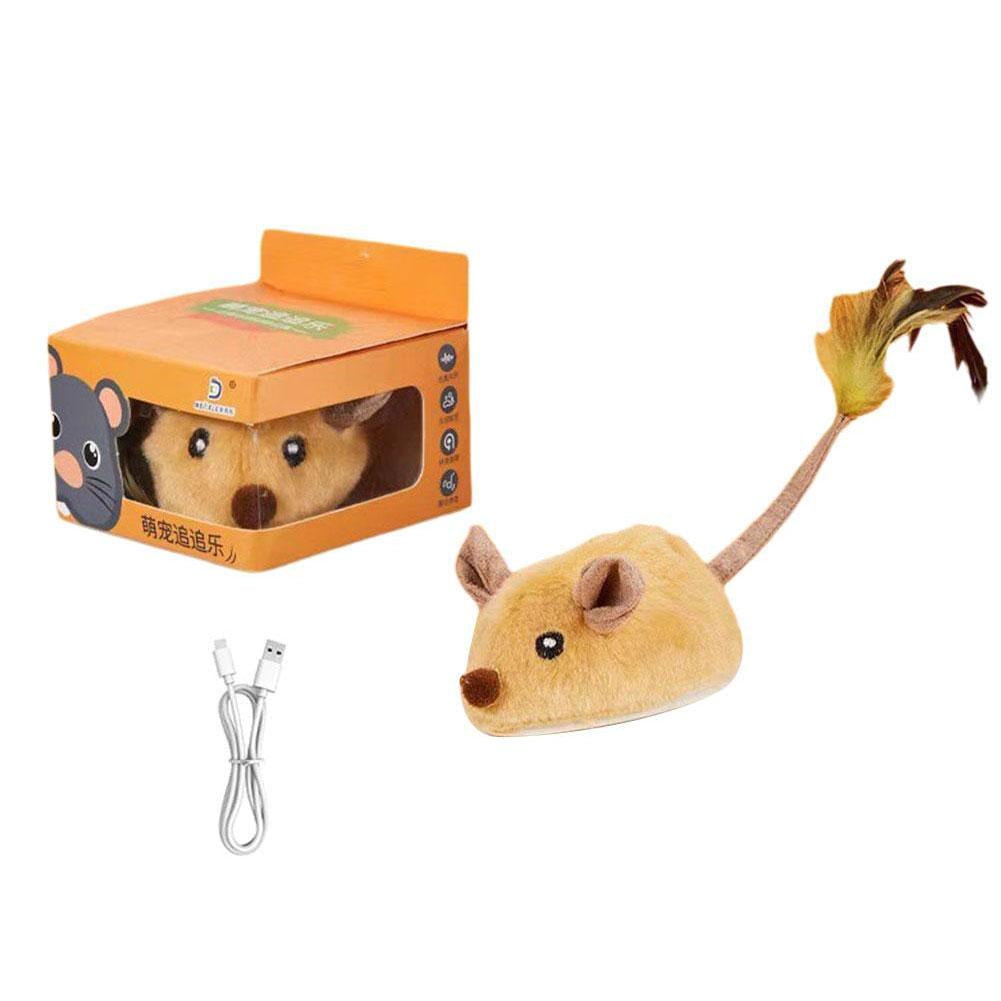 Interactive Cat Toy Mouse Moving Cat Toys For Indoor Remote >г Cats ...