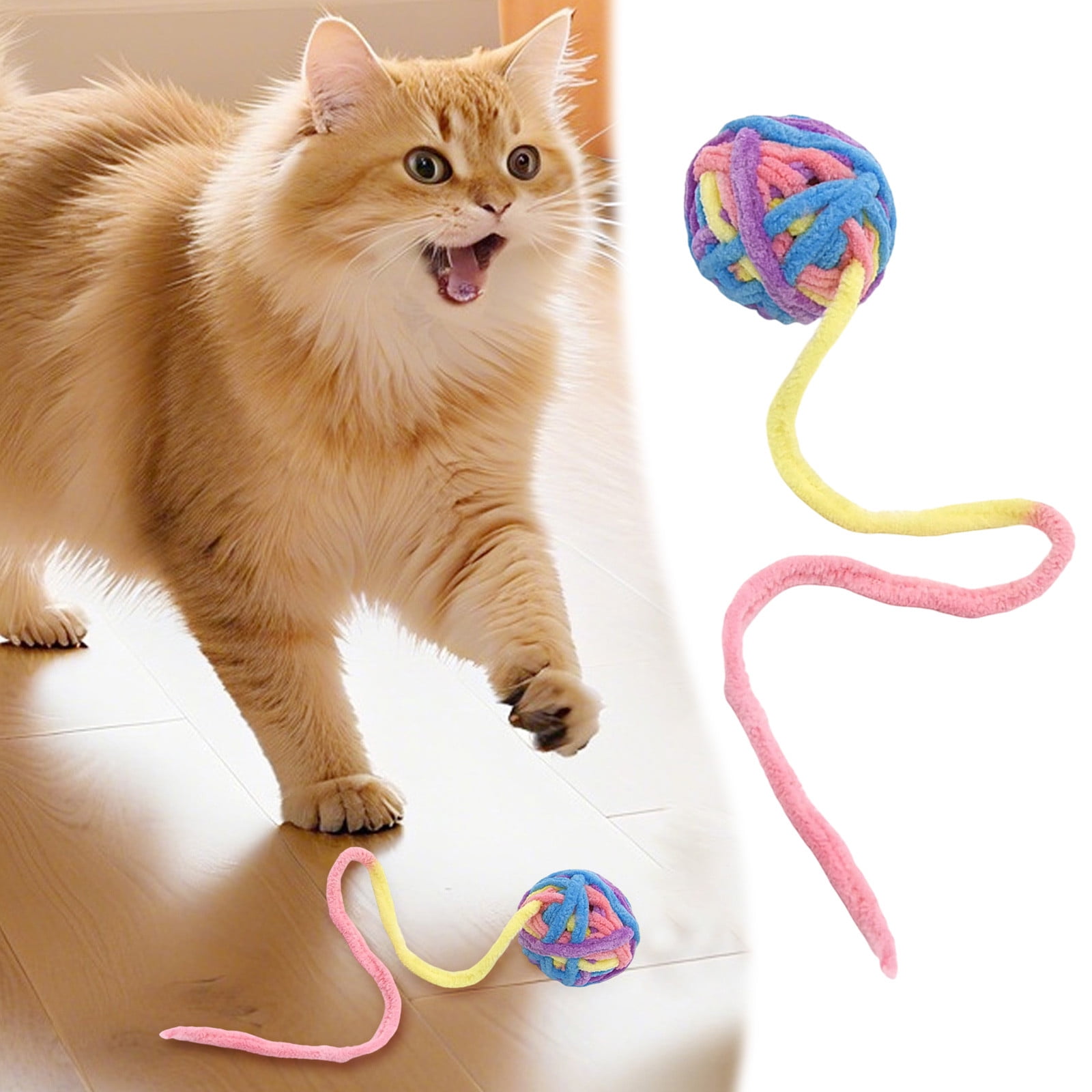 Interactive Cat Toy for Indoor Play and Exercise Featuring Rope and ...