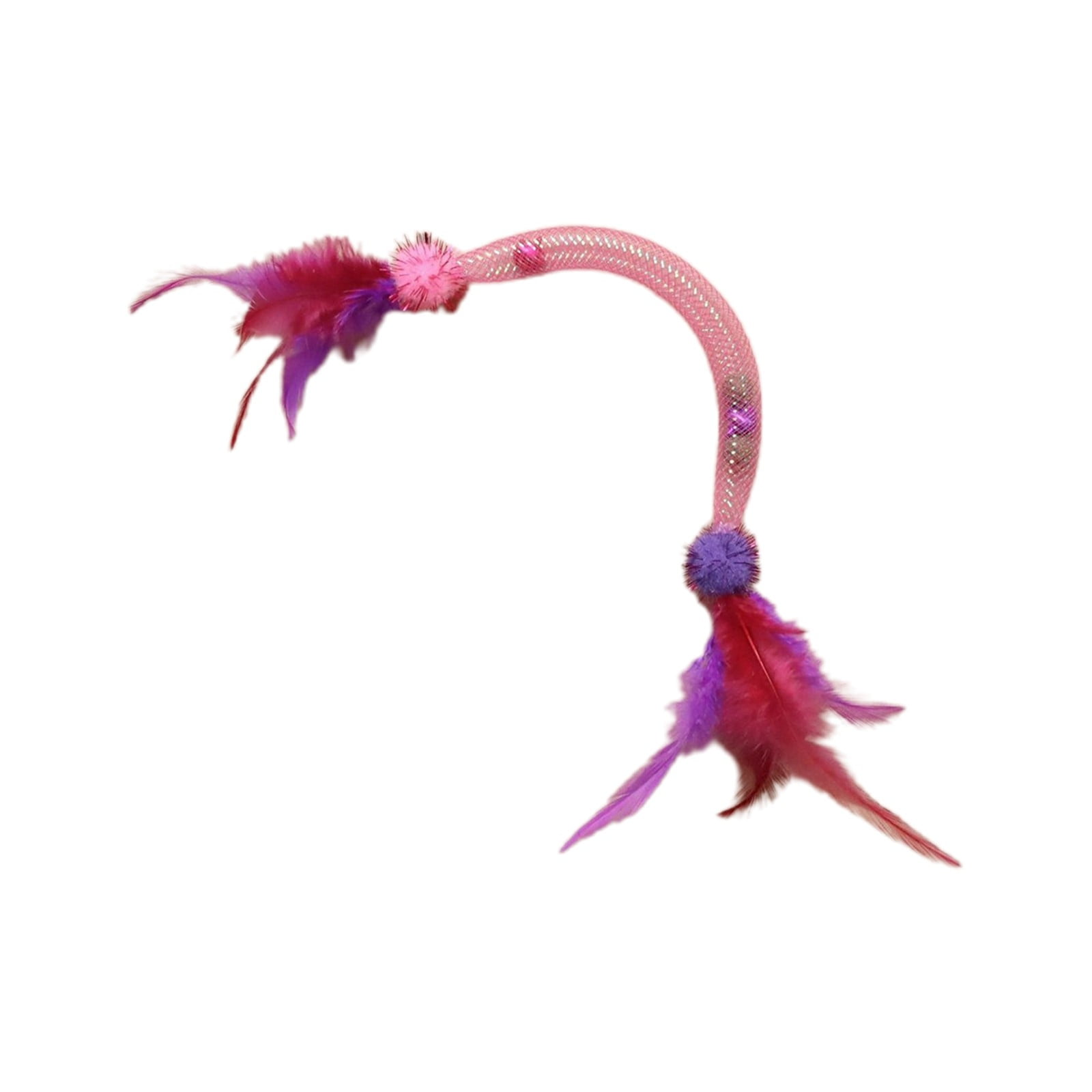 Interactive Cat Toy with Feathers for Playful Feline Exercise and ...