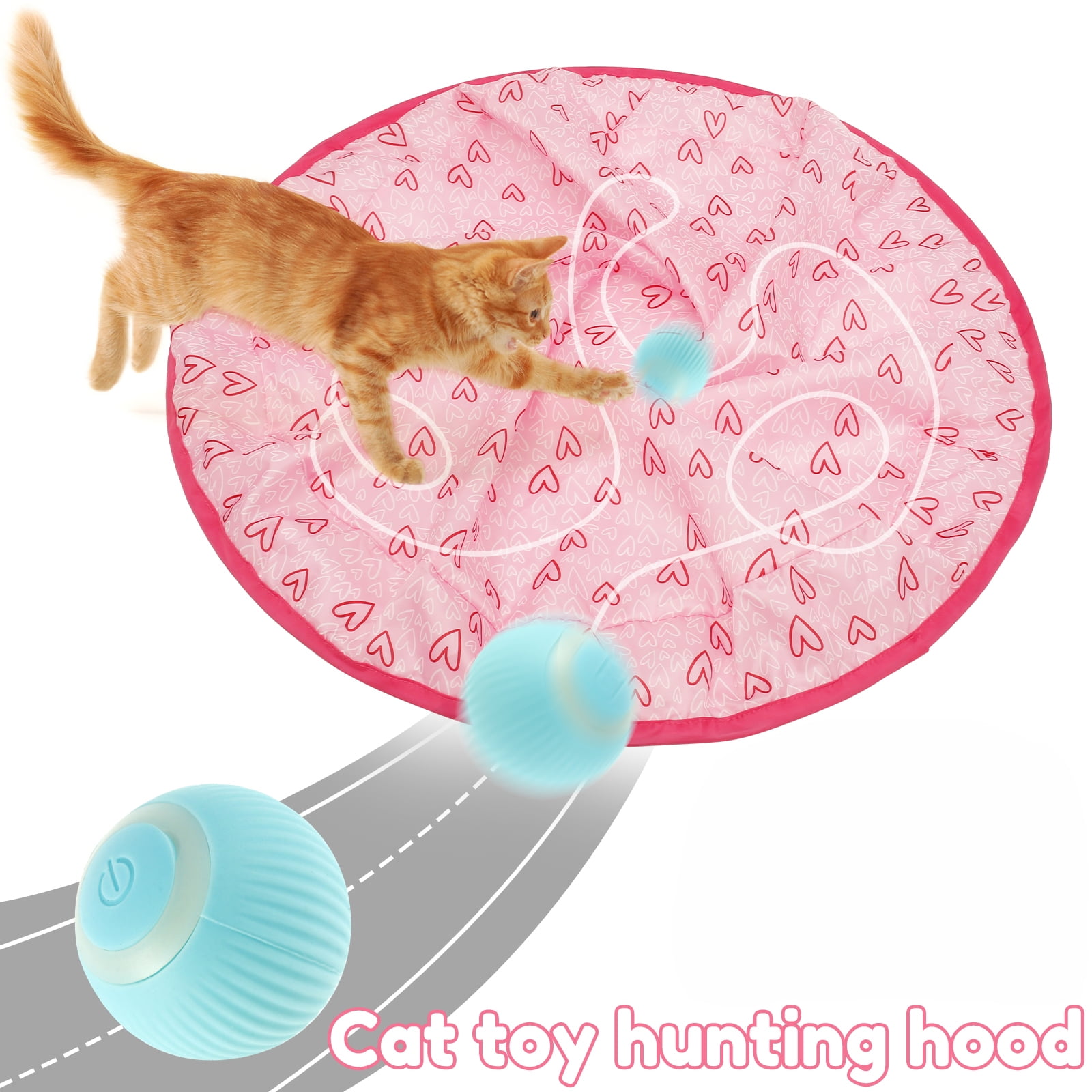Interactive Cat Toys,2 in 1 Simulated Interactive Hunting Cat Toy,Cat ...