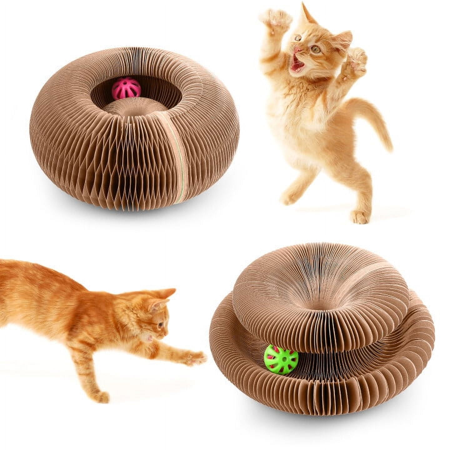 Interactive Cat Toys for Christmas Cat Scratch Boxes for Indoor Cats ...