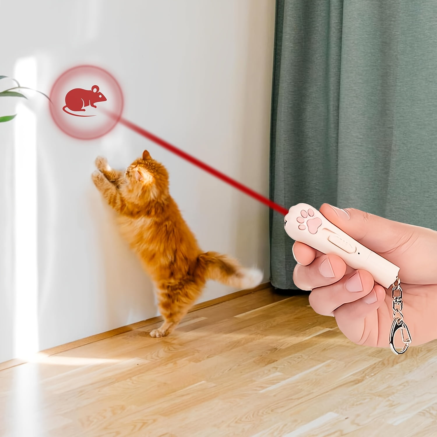 Interactive Cat Toys For Indoor Cats And Dogs, 7 In 1 USB Rechargeable ...