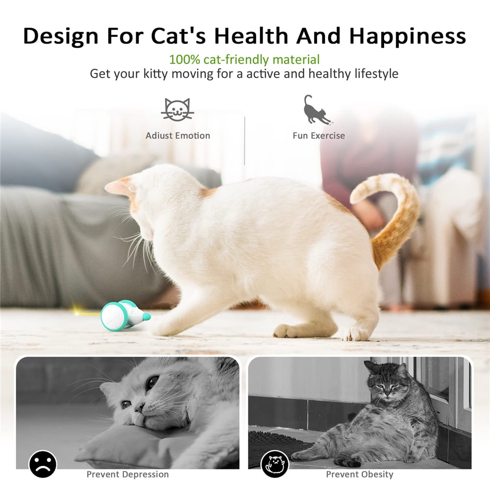 Interactive Cat Toys for Indoor Cats - Automatic Mouse Cat Toy for Pet ...