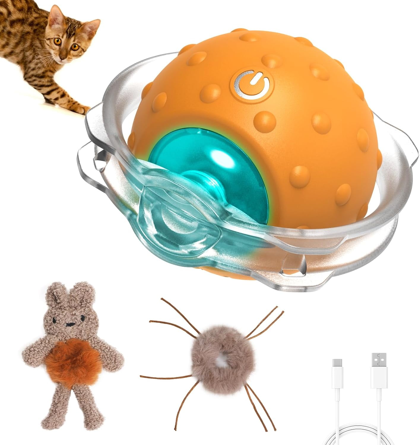 Interactive Cat Toys for Indoor Cats, Electric Cat Mouse Toy, Automatic ...