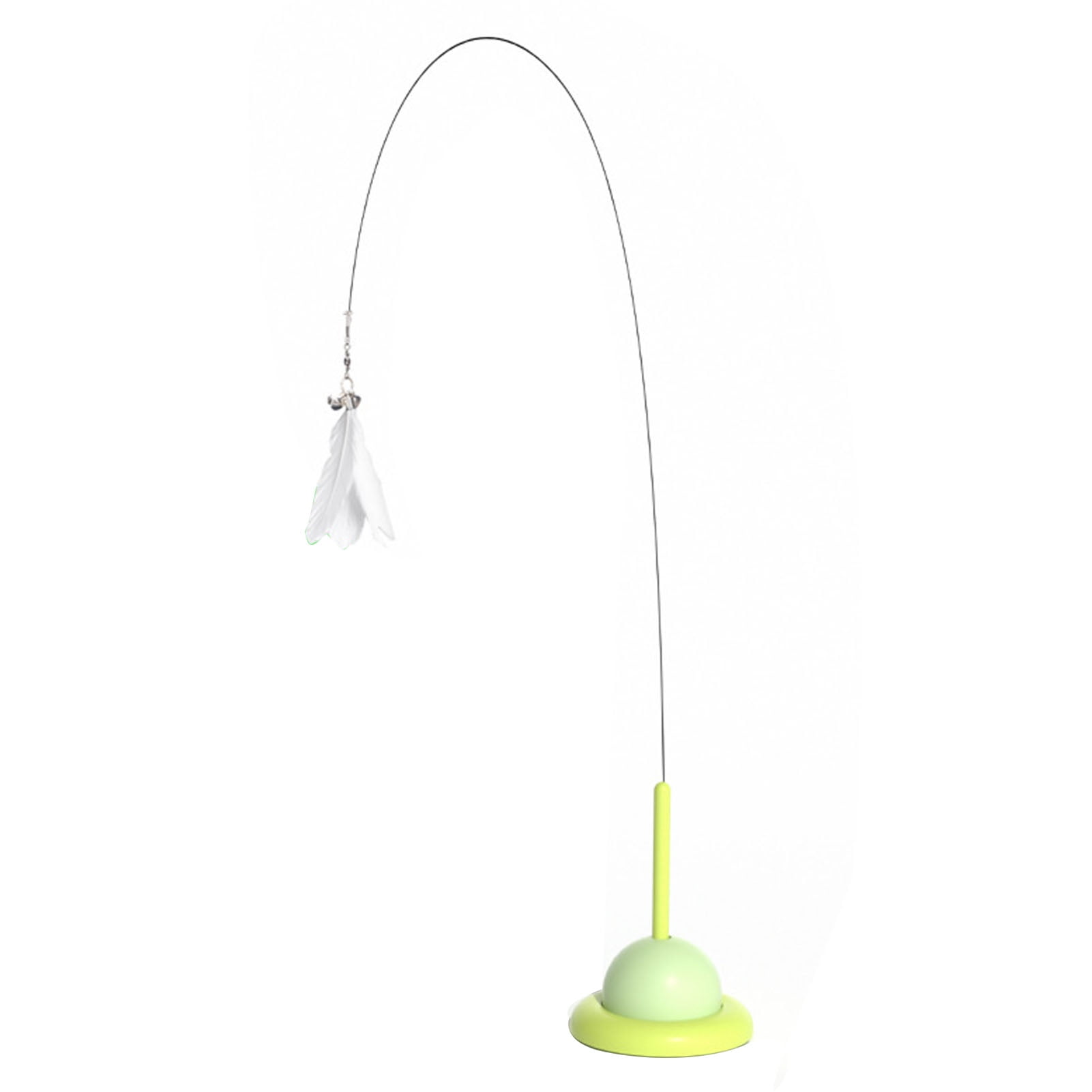 Interactive Cat Toys, Natural Bird Feather Wand Hunting Rod Toy for Cat ...