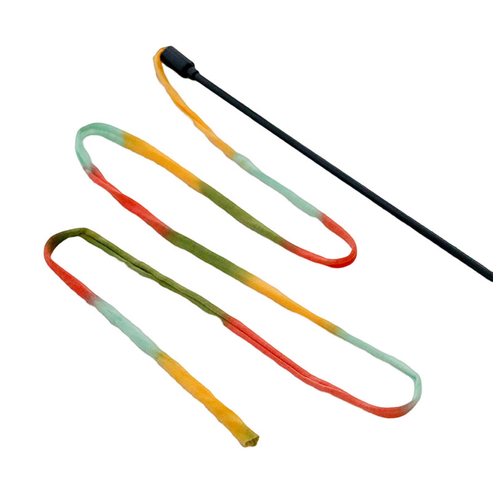 Interactive Cat Wand Toy - Bite Resistant - Ribbon/Cloth Strip - Long ...