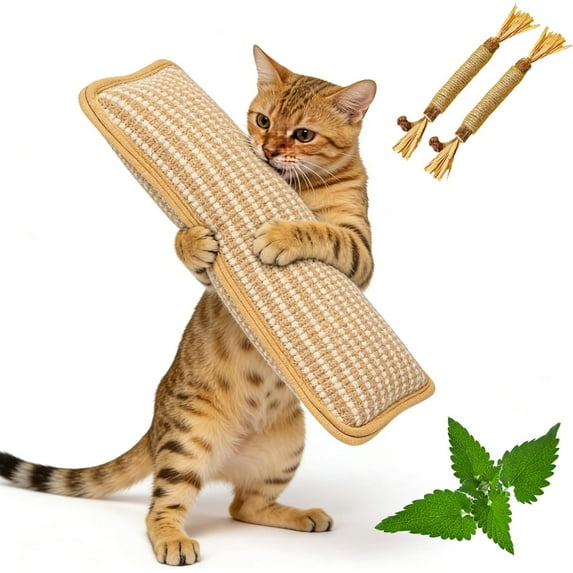 Interactive Catnip Chew Toy - Catnip Pillow Toy with 6000mg Organic ...