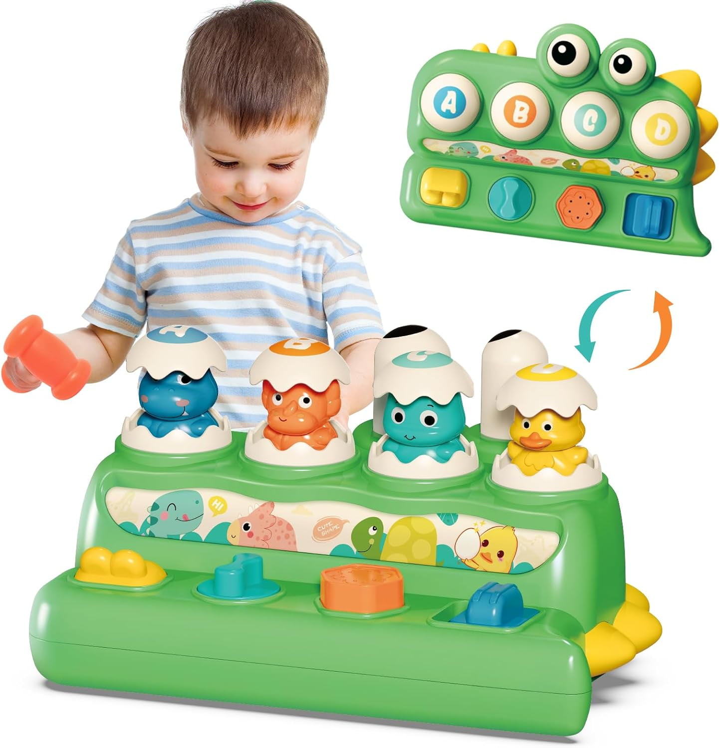 Interactive Cause and Effect Toy for Toddlers 1-2-3, Montessori Baby ...