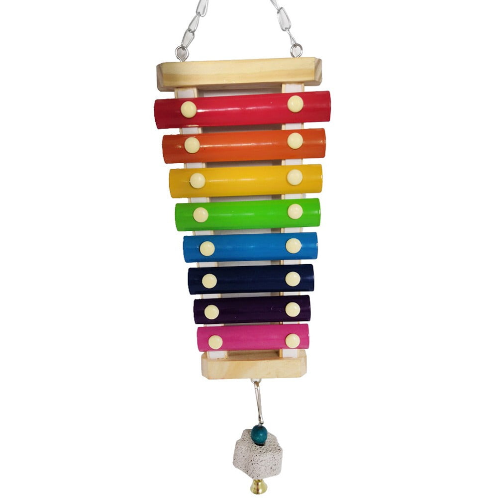 Interactive Chicken Xylophone Toy with Grind Stone bell Pendant for ...