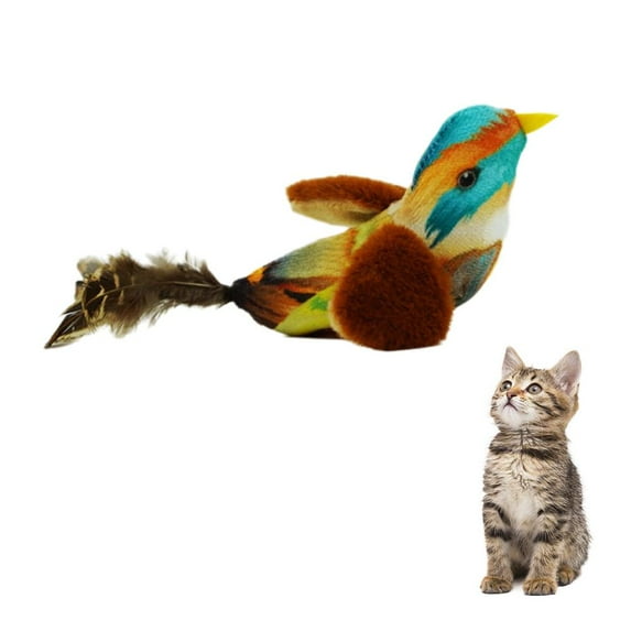 Interactive Chirping Bird Cat Toy,Simulated Chirping Birds Cats Toys ...
