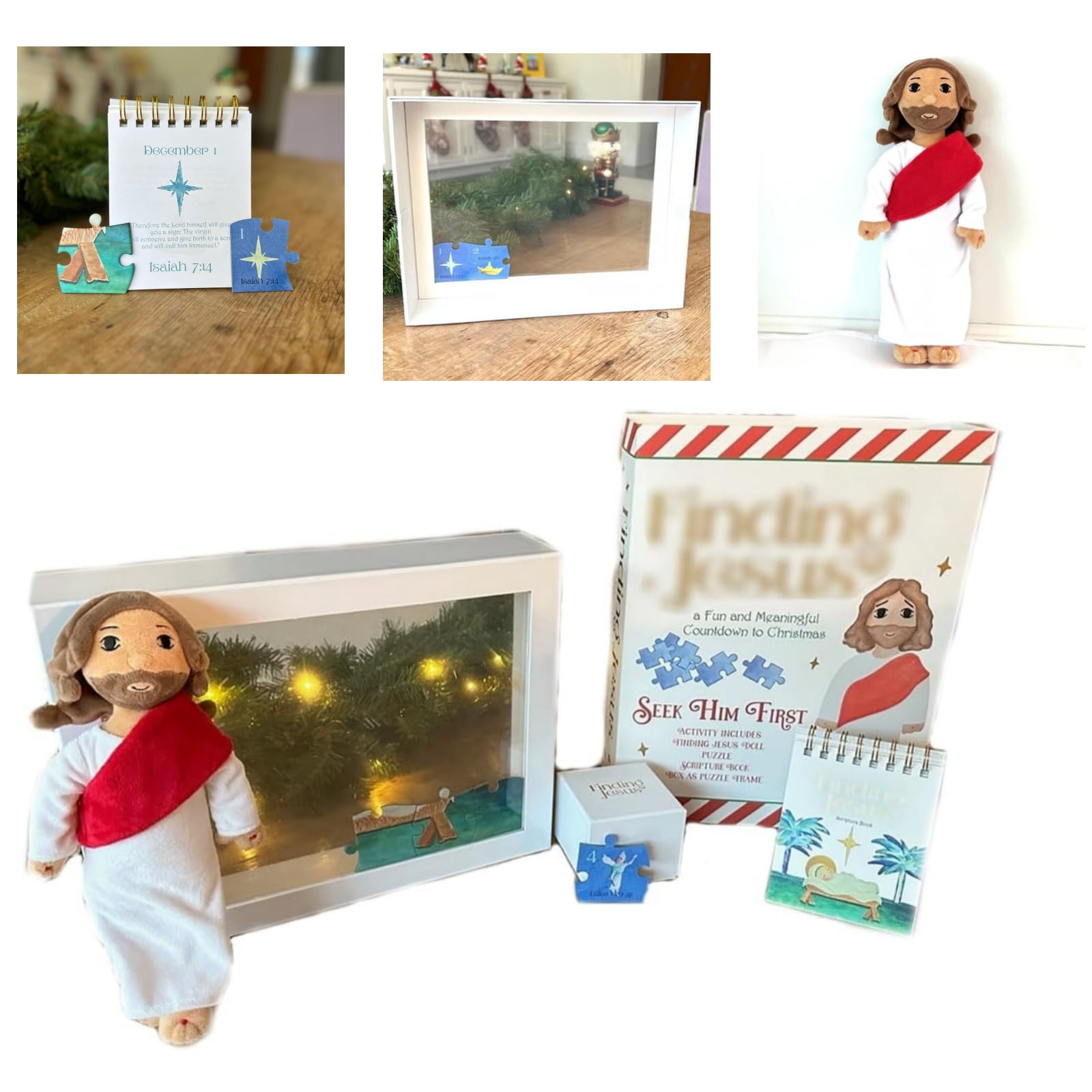 Interactive Christian Advent Calendar for Kids: 2025 Seeking Jesus Set ...