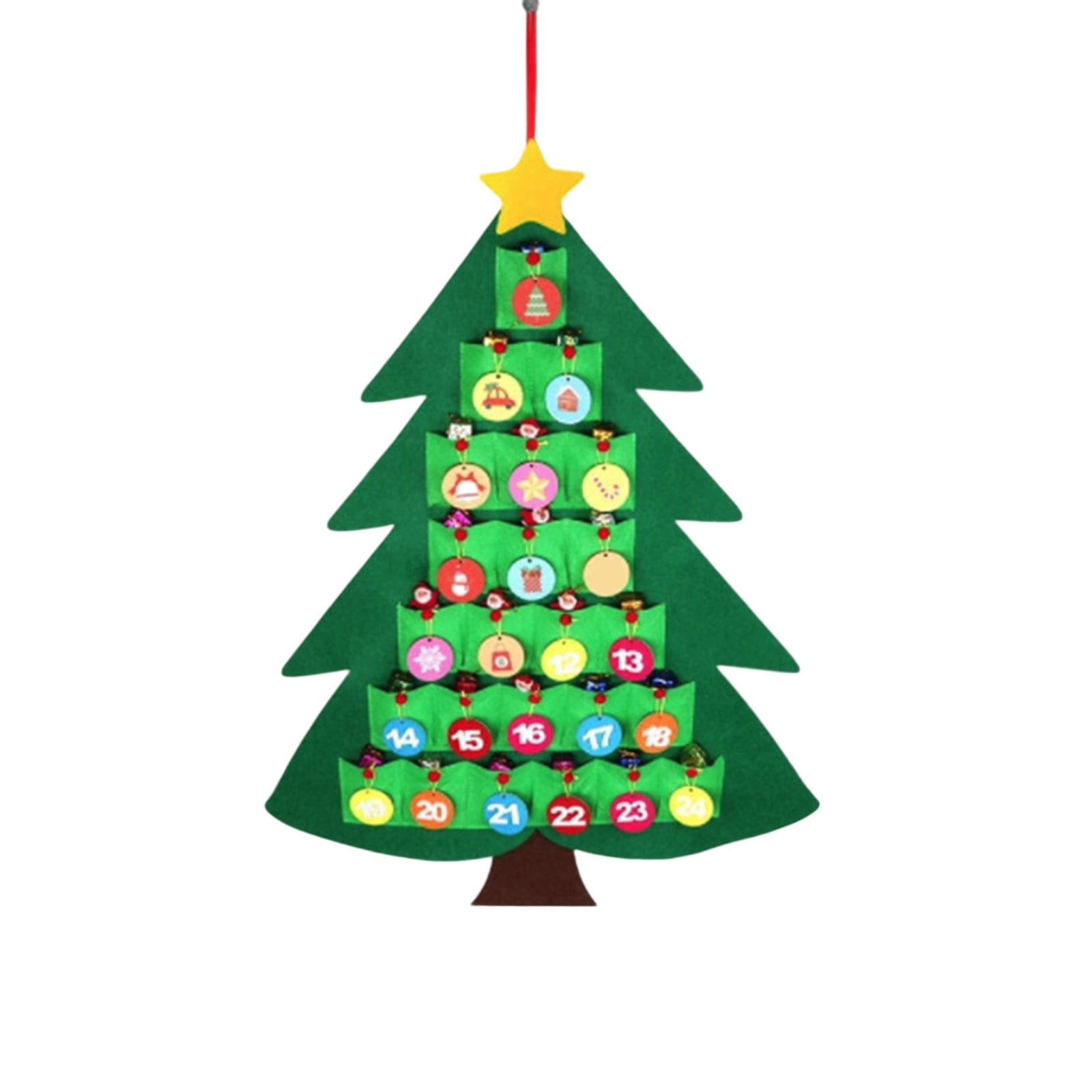 Interactive Christmas Tree For Kids With Removable Ornaments And Diy ...