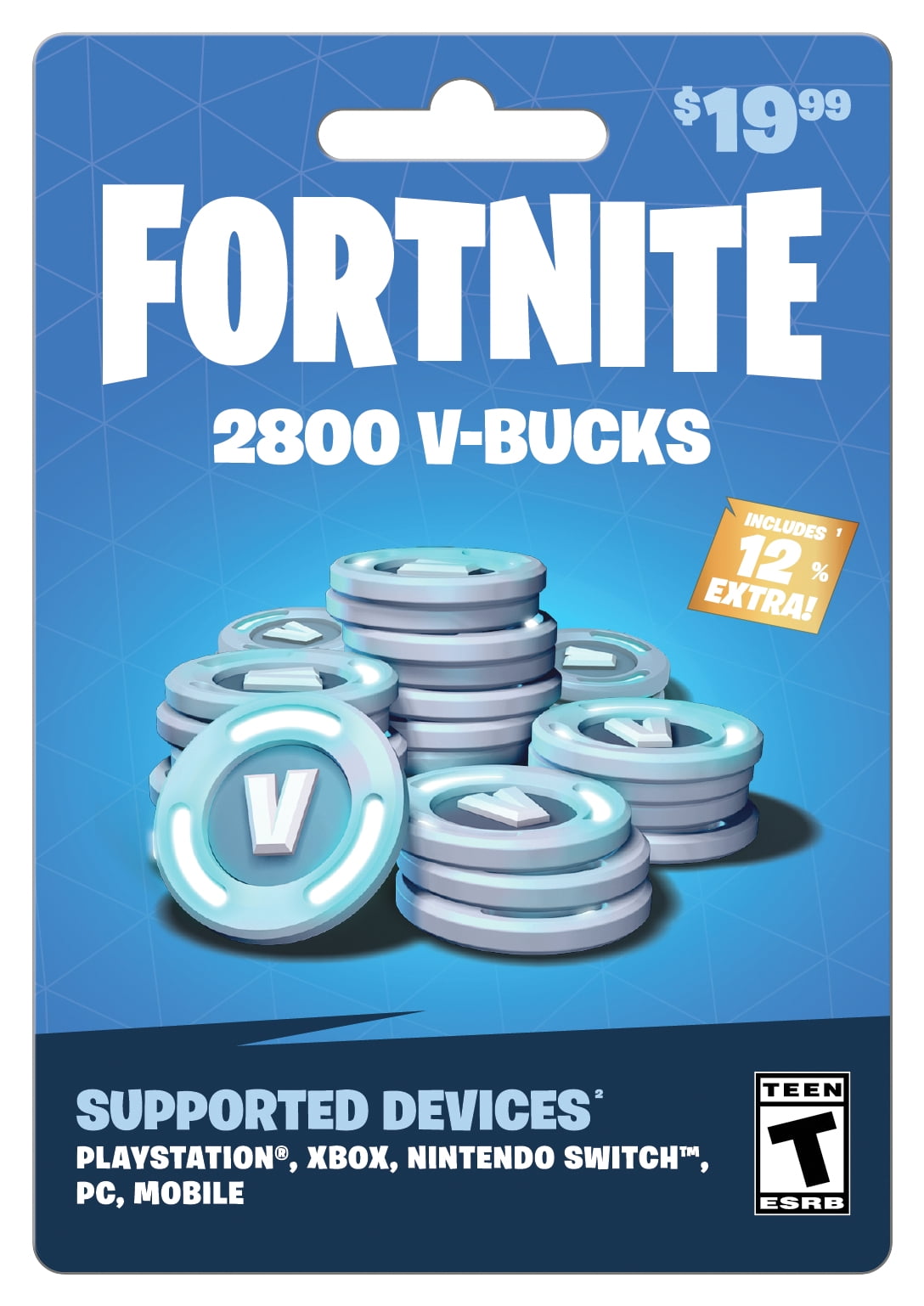 Fortnite V-bucks Card