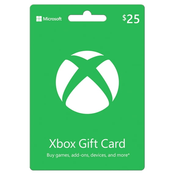 Interactive Commicat Xbox Microsoft Gift Card 2015 $25 - Walmart.com