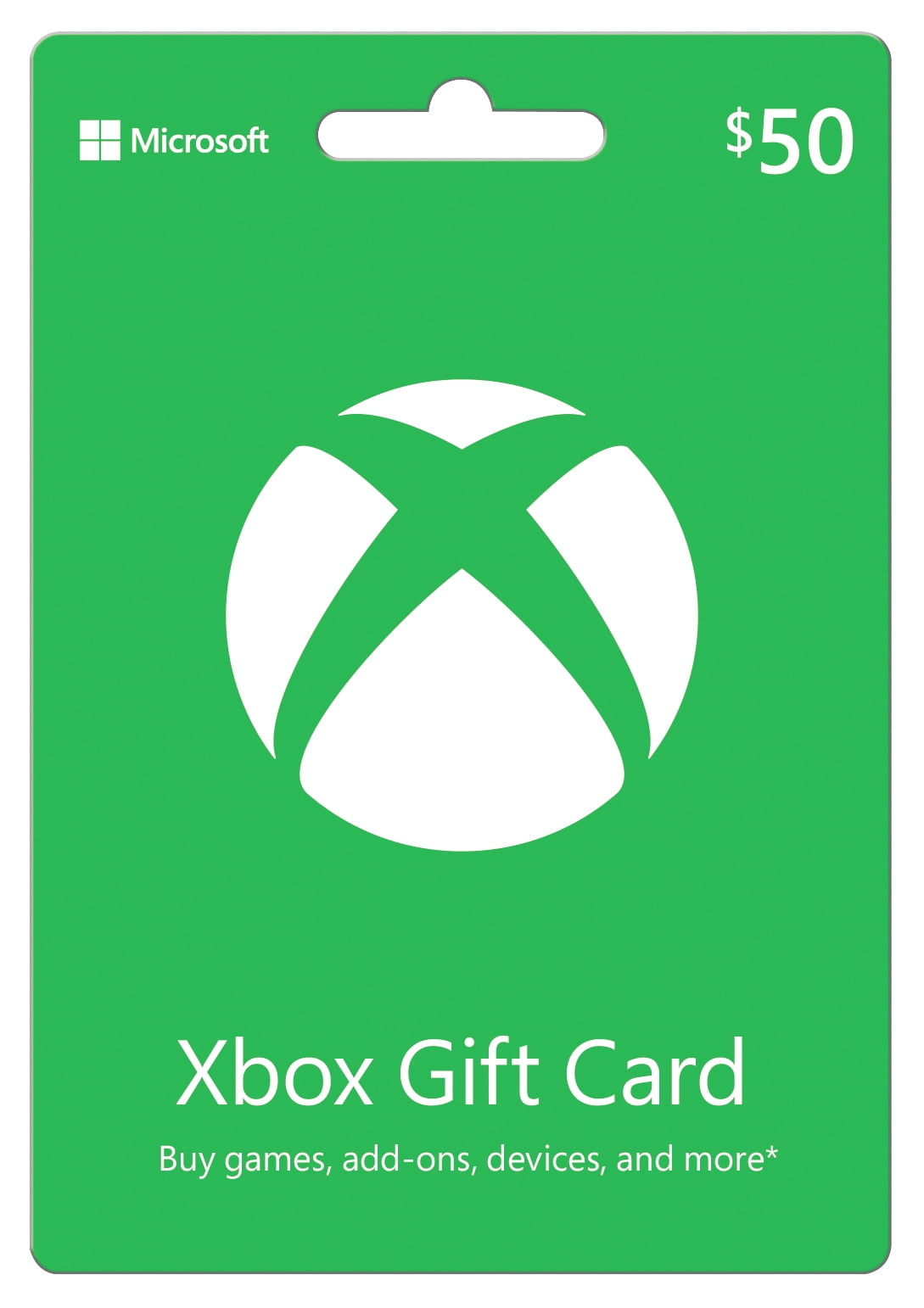 Interactive Commicat Xbox Microsoft Gift Card 2015 $50 - Walmart.com
