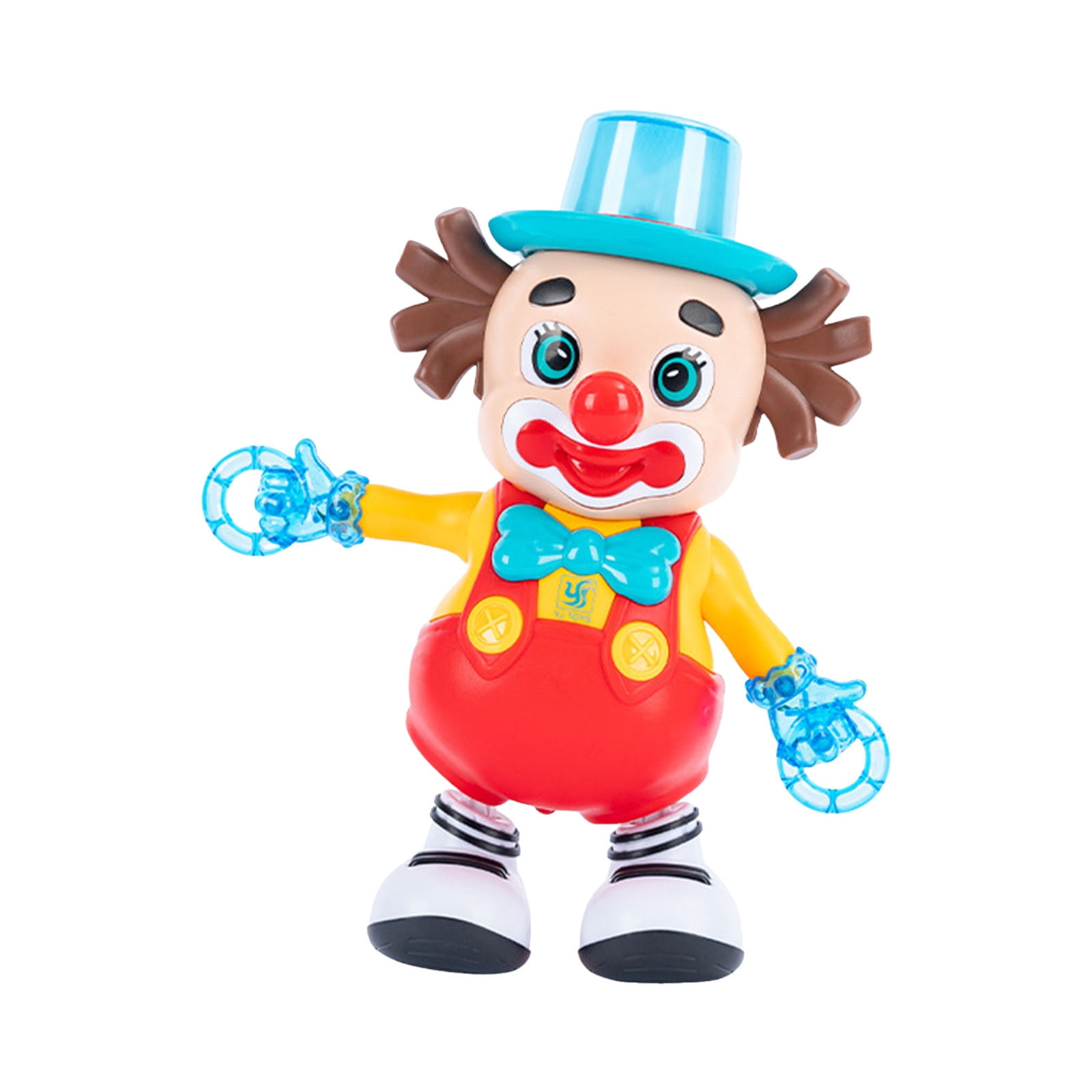 Interactive Dancing Clown Toy with LED Lights and Music for Kids Early ...