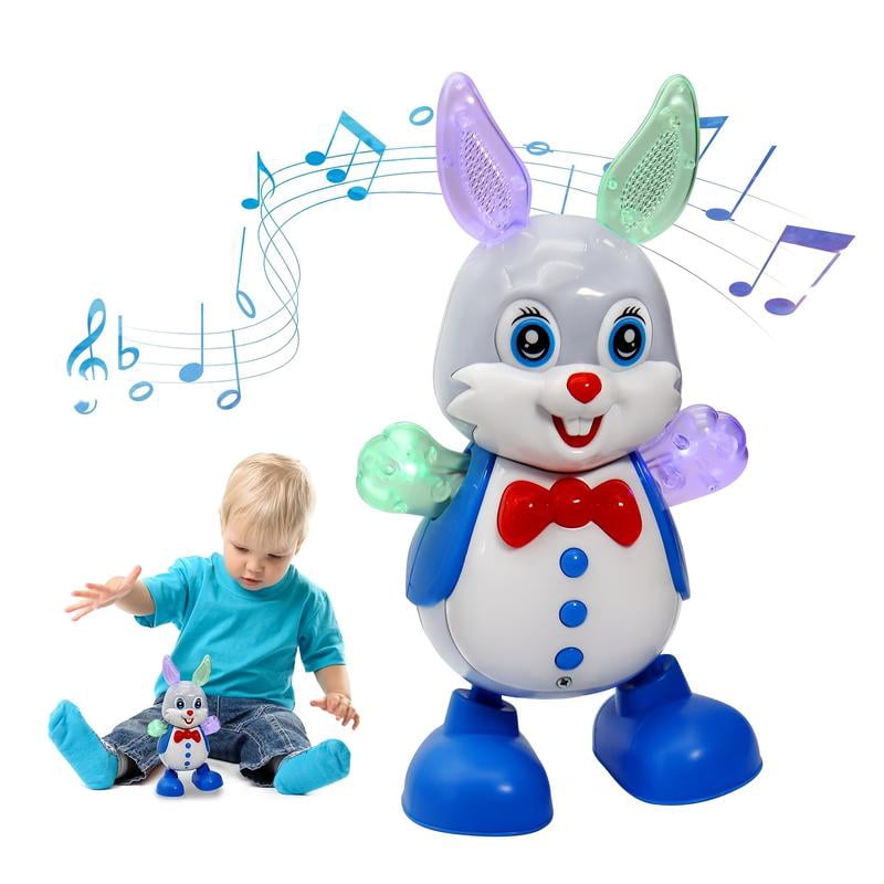 Interactive Dancing Mr. Bunny Toy - Battery Powered Swing Bunny with ...