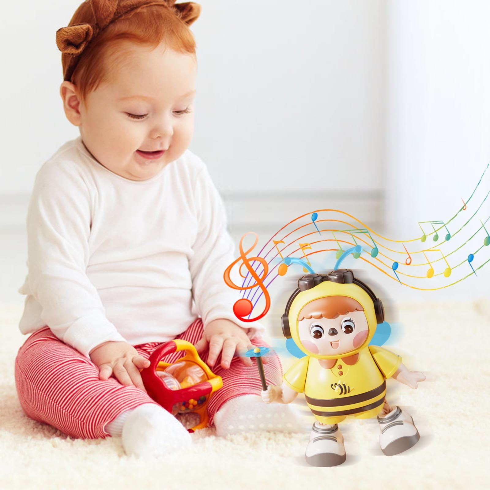 Interactive Dancing Robot Toy With Built In Songs Moving Legs Twisting ...