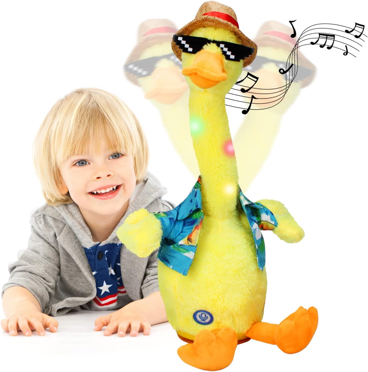 Best Monitor Interactive Musical Dancing Duck Plush Toy, Talking and ...
