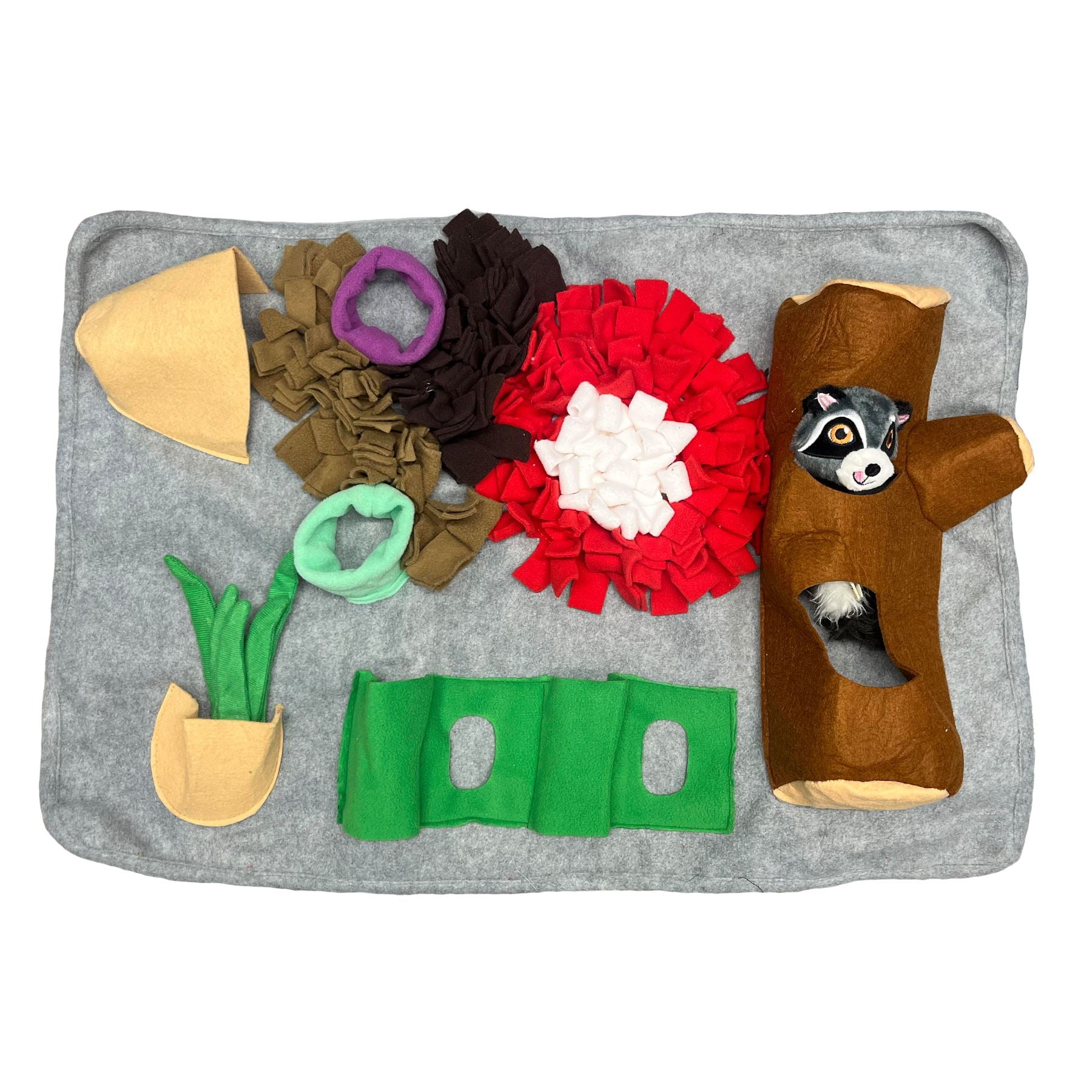 Interactive Dig It Fluffy Mat with Cute Smart Dog Toy Treat Finder ...