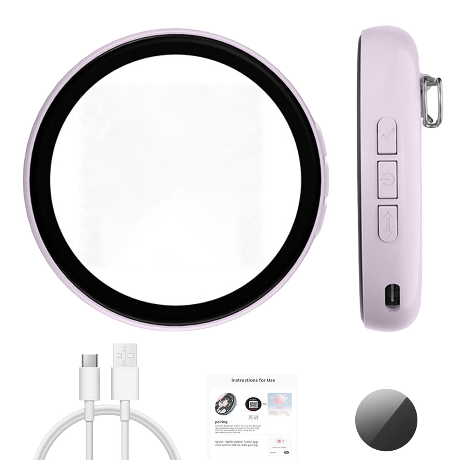 Interactive Digital Badge Pin: This 1.85 Inch Smart Screen Badge Lets ...