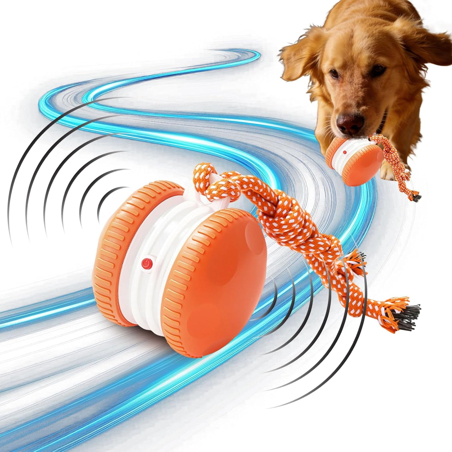 Interactive Dog Ball, Random Path Electric Automatic Moving and Rolling ...