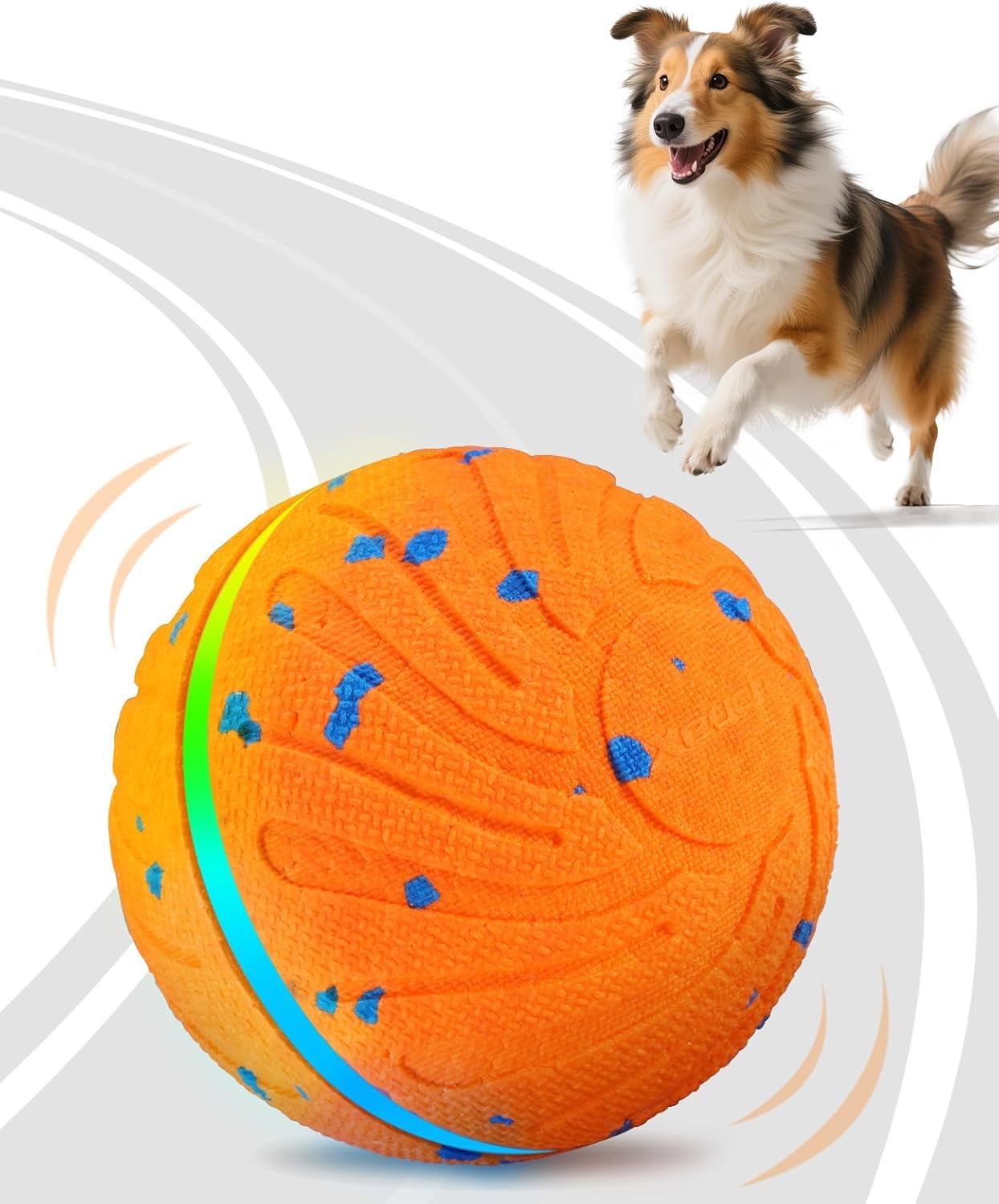 Xeuch Smart Interactive Dog Balls, Automatic Moving Ball for Medium and ...