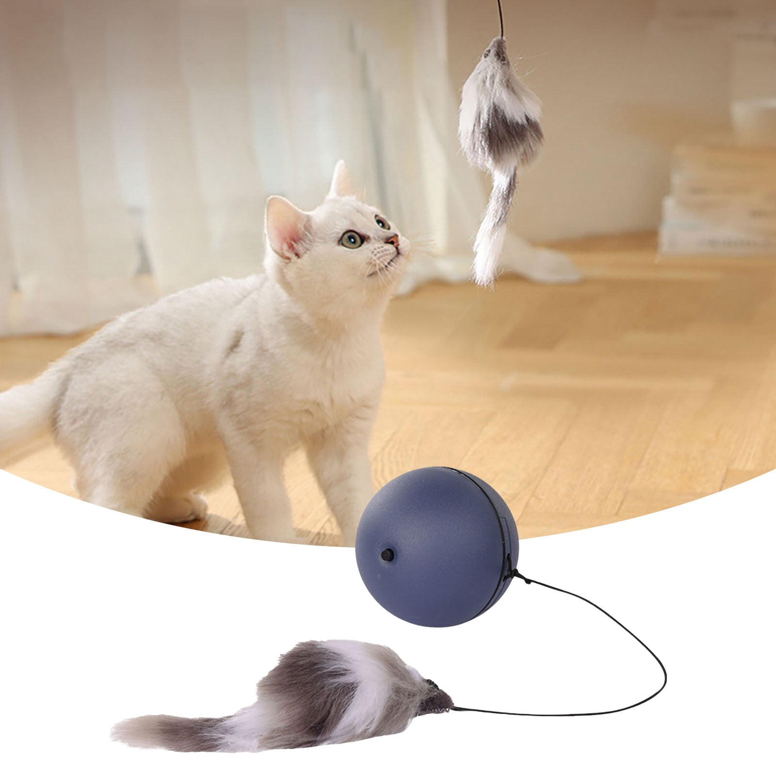 Interactive Dog Cat Toys Ball, Electric Rolling Ball Dog Toy, Automatic ...