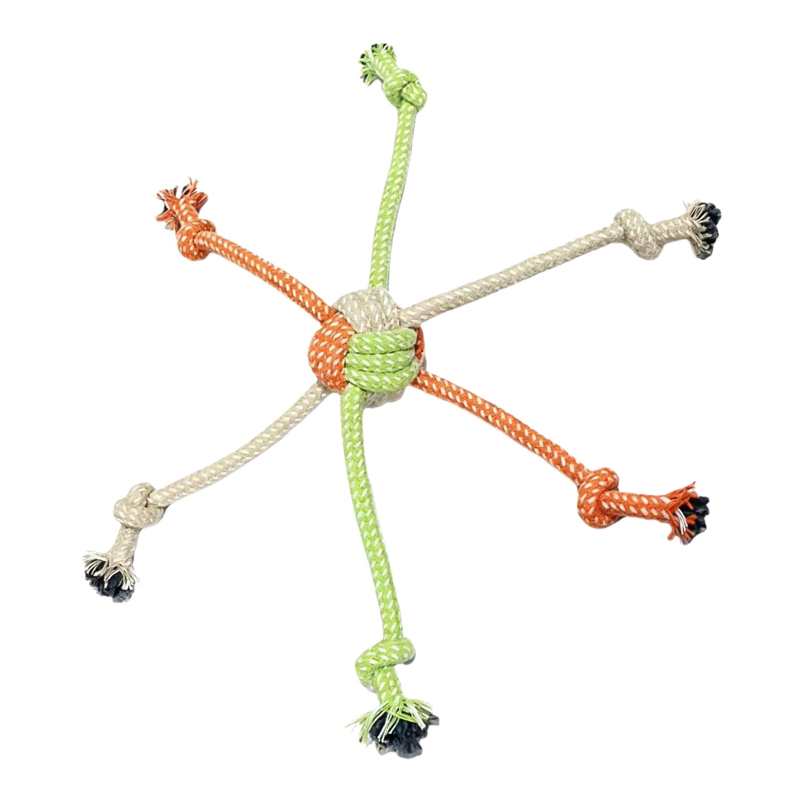 Interactive Dog Chew Rope with 6 Head Designs Promotes Gums Health and ...
