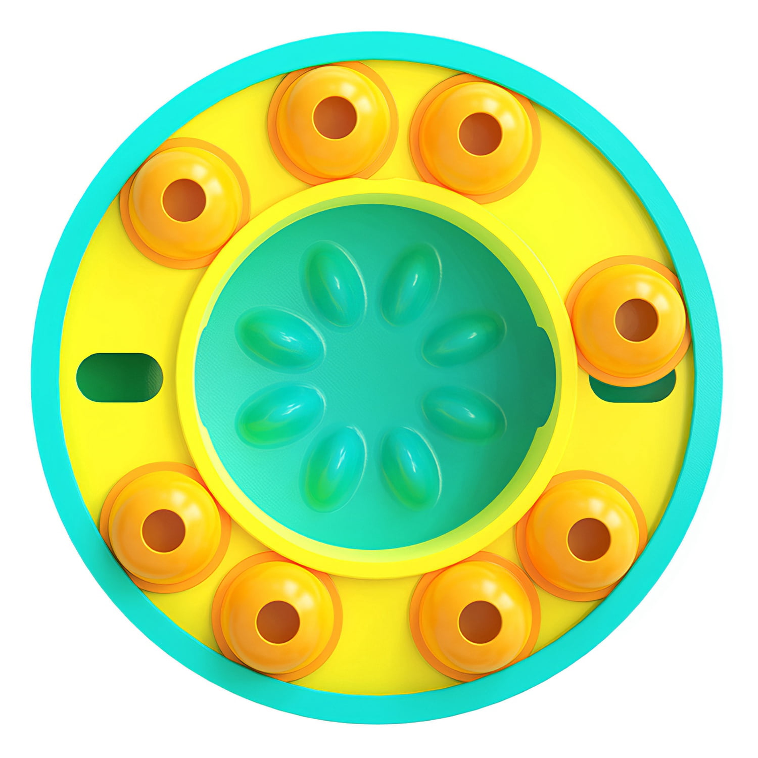 Interactive Dog Puzzle Feeder - Slow Food Dispensing Toy for Mental ...