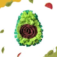 dnusflzt Pet Snuffle Mat,Rose Flower Shape Dogs Treat Slow Feeding Mat ...