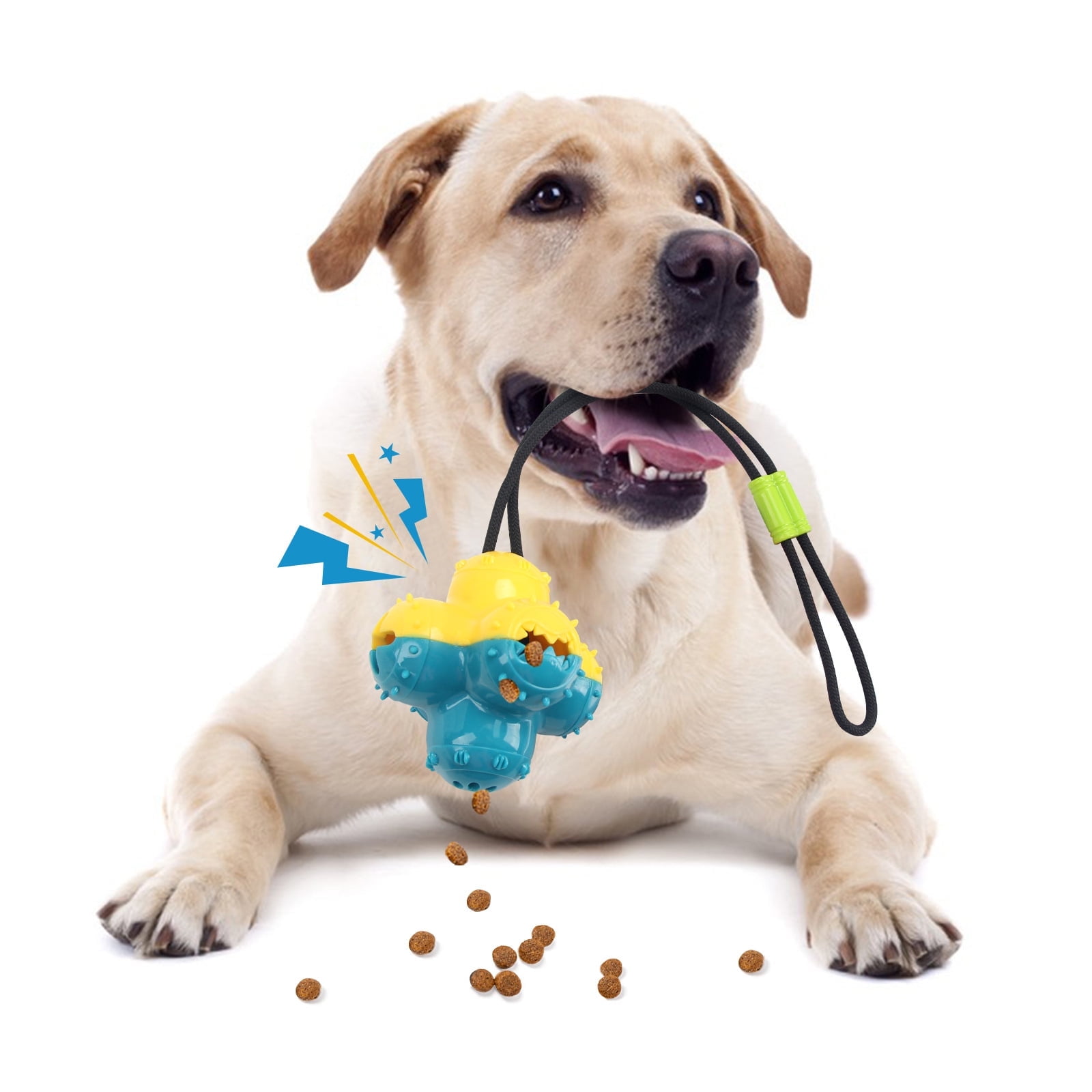 Interactive Dog Teething Toy with Suction Cup - Durable TPR Chew Device ...
