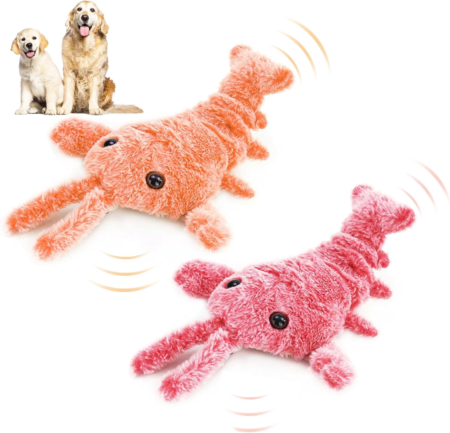Interactive Dog Toy, 2026 Upgrade Plush Dog Toys for Small Dogs Calming ...