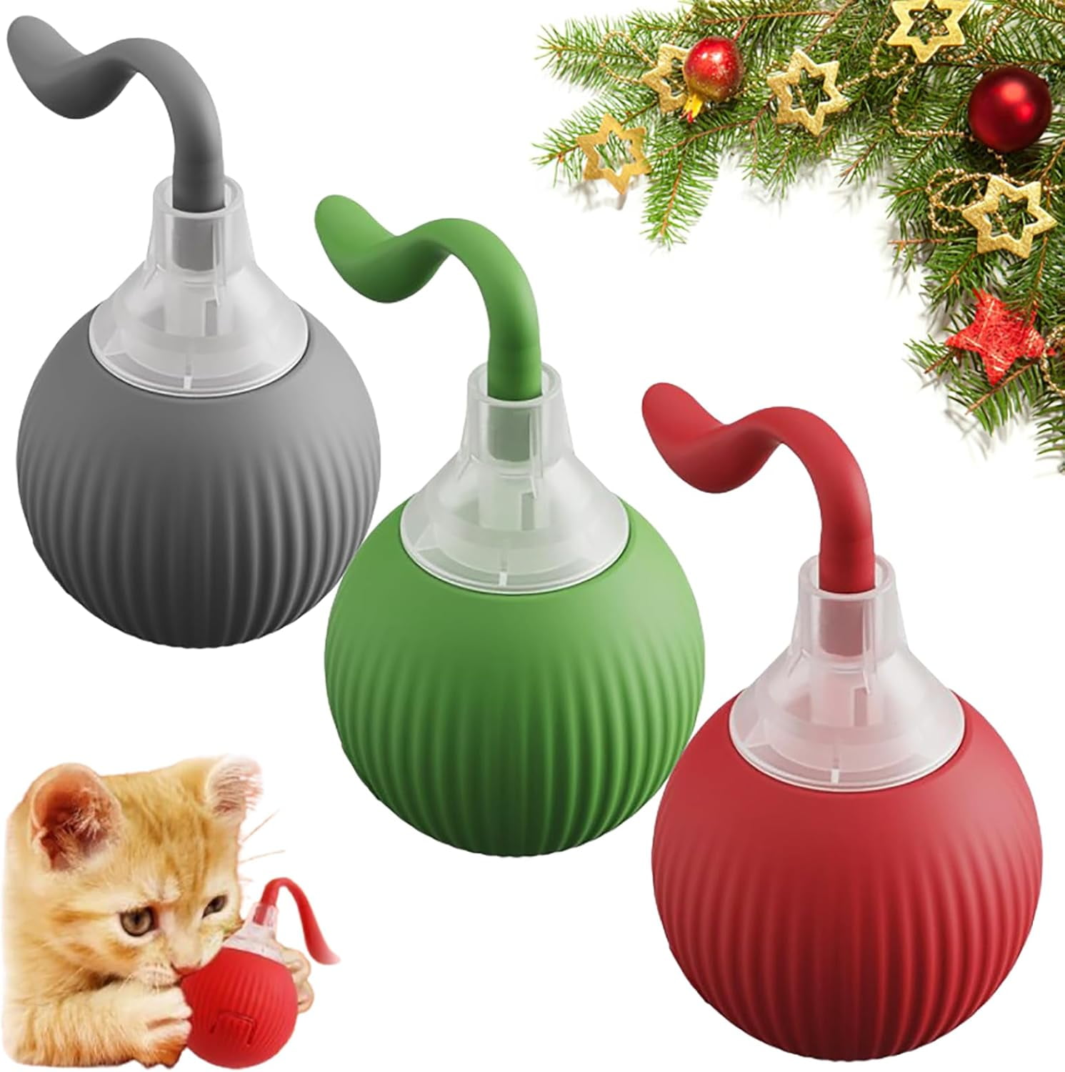 Interactive Dog Toy Ball, Smart Teasing Dog Ball Interactive Dog Cat ...