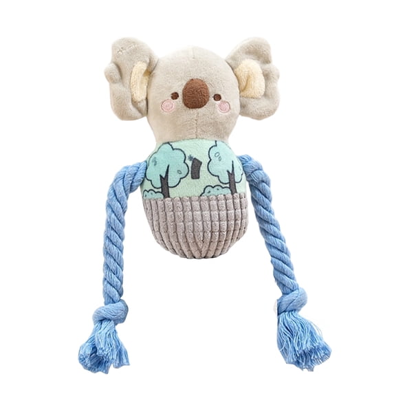 Interactive Dog Toy, Durable Plush Pet Molar Toy for Teething, Soft ...