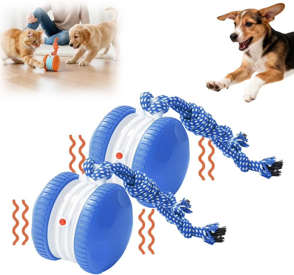 Interactive Dog Toys, 2026 Upgrade Self Moving Ball with Smart 360 ...